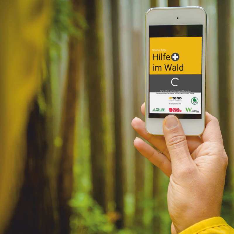 Die App „Hilfe im Wald“ jetzt auch für das Apple iPhone & iPad P | INTEND Geoinformatik GmbH